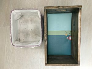 How to Make A Super Easy DIY Wood Storage Bin (Box) - Abbotts At Home