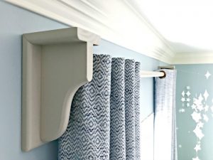 Easy DIY Wooden Curtain Rod Bracket Holder: Steps & Video - Abbotts At Home
