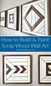 Make Simple Scrap Wood Wall Art: Easy DIY Steps and Video - Abbotts At Home