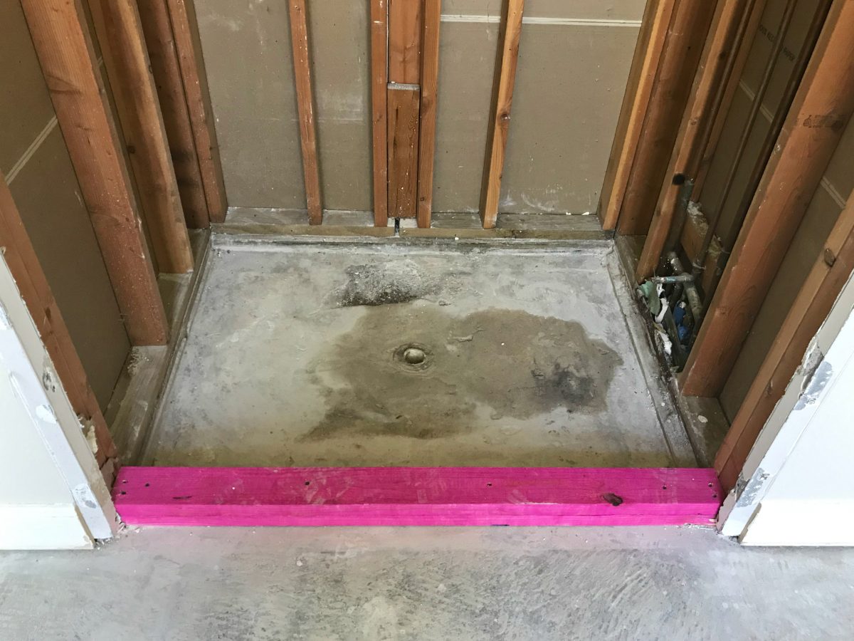 Bathroom Demo and DIY Shower Niche Installation - Abbotts At Home