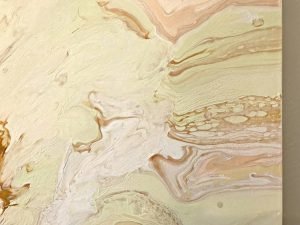 Paint Over An Old Canvas With A DIY Acrylic Pour Art: Easy Steps ...