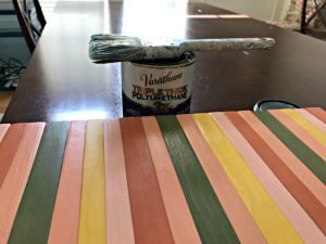 Easy DIY Wood Color Block Table Top, from 2x4's! - Abbotts At Home