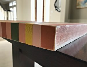 Easy DIY Wood Color Block Table Top, from 2x4's! - Abbotts At Home