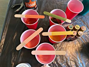 Easy DIY Wood Color Block Table Top, from 2x4's! - Abbotts At Home