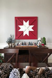 I LOVE this DIY Wooden Barn Star (aka Barn Quilt) Steps and Video ...