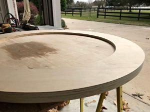 Make A DIY Round Table Top Out Of Plywood: Easy Steps & Video - Abbotts ...
