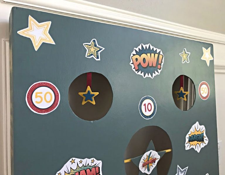 Make A FUN Nerf Gun Target Board - Easy DIY Steps & Video - Abbotts At Home