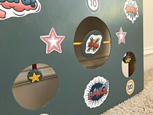 Make A FUN Nerf Gun Target Board - Easy DIY Steps & Video - Abbotts At Home