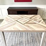 Beautiful DIY Geometric Wood Table Top Design: Steps and Video ...