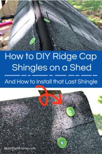 How To Make Ridge Cap Shingles From Architectural Shingles - DIY ...