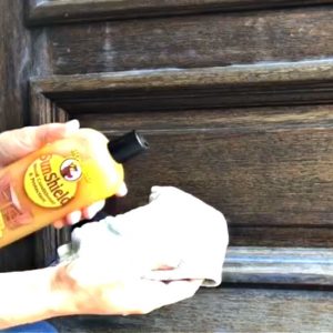 How To Restore A Weathered Wooden Front Door (Easy Fix For Sun Damage ...