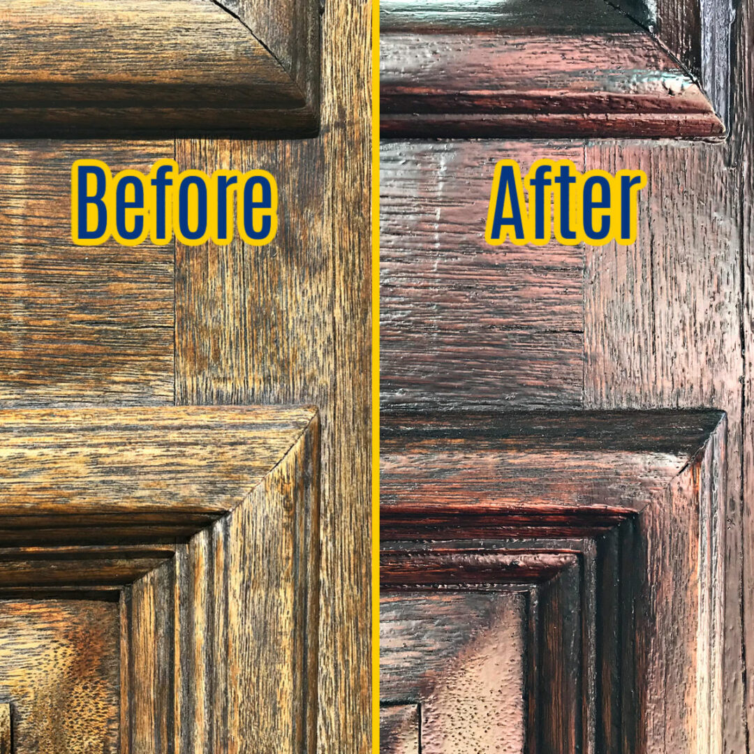 Easy Steps To Restain a Door without Removing It (One Day DIY ...