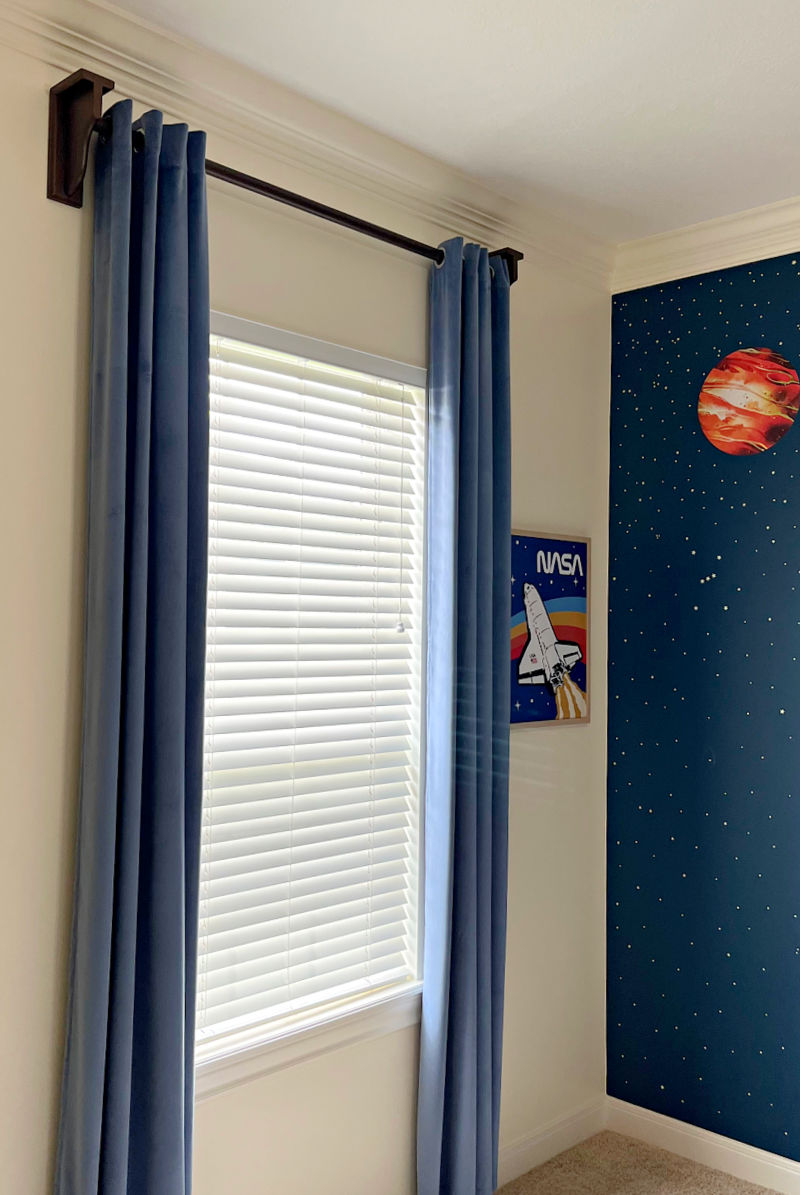 Easy DIY Wooden Curtain Rod Bracket Holder: Steps & Video - Abbotts At Home