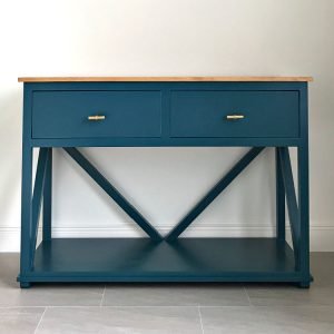 Beautiful DIY Console Table Plan with Drawers: Steps and Build Plans ...