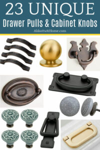 30 Beautiful and Unique Drawer Pulls, Knobs and Hardware - Abbotts At Home