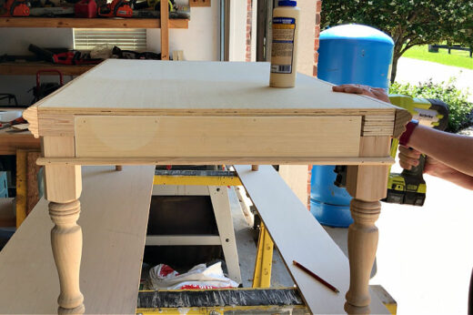 Beautiful & Easy DIY Coffee Table Build Plans with Turned Legs ...