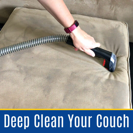 How To Clean A Couch At Home With A Carpet & Upholstery Cleaner ...