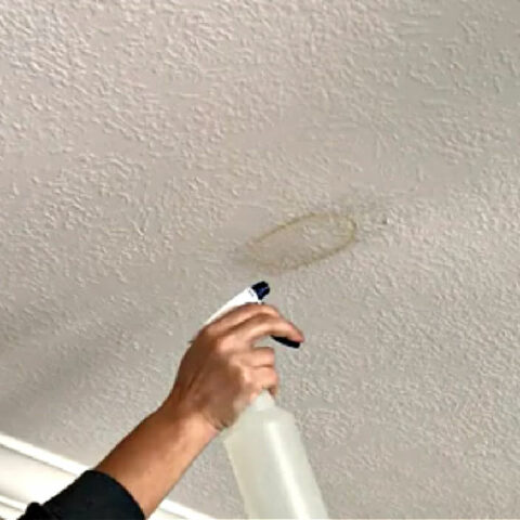 Super Easy Way To Remove Water Stains From Ceilings Without Paint (1 ...