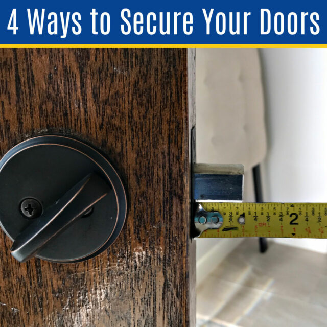 Easy DIY Home Security Updates for your Doors - Abbotts At Home
