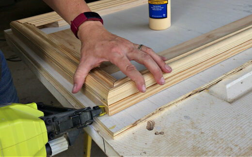 Make This Easy DIY Wood Picture Frame With Trim Molding - Abbotts At Home