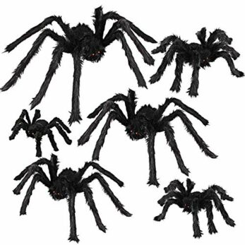 How to Hang Giant Spider Decorations: Easy Outdoor Halloween Idea ...