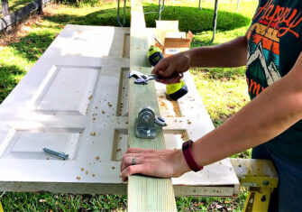 How To Build A Swing Frame From 4x4's: Quick, Cheap & Easy DIY Swing ...