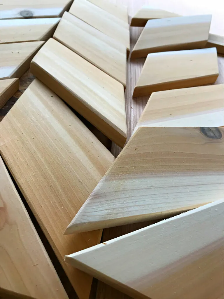 Easy DIY Chevron Wood Wall Art Tutorial: Steps and Video - Abbotts At Home