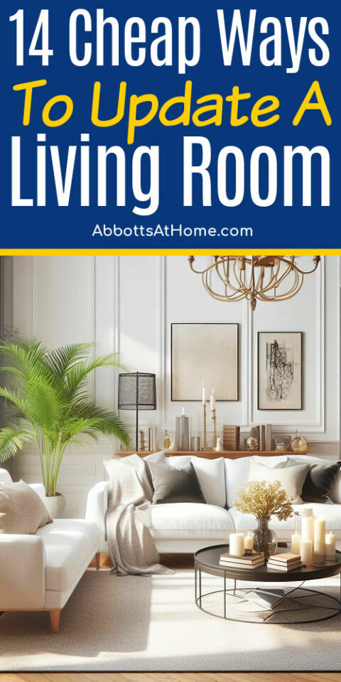 14 Best Ways to Update A Living Room on a Budget! - Abbotts At Home