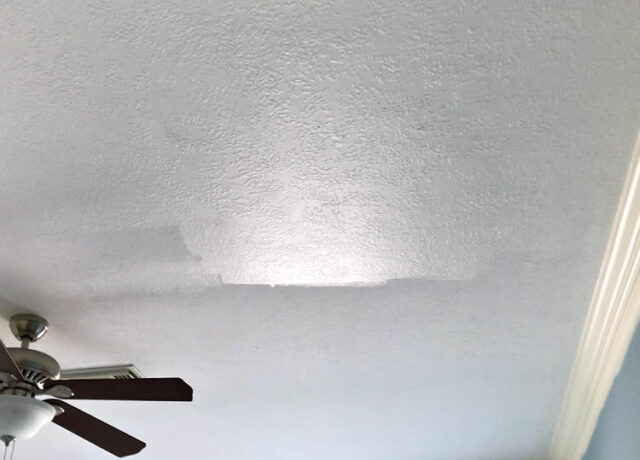 How To Paint Over Water Stains On Ceiling: Easy Steps & Video - Abbotts ...