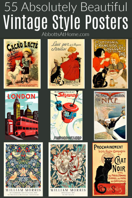 55 Absolutely Beautiful Vintage Style Art Posters for Your Walls ...