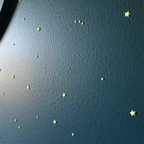 Super Easy DIY Outer Space Bedroom Wall Idea: Steps & Video - Abbotts ...