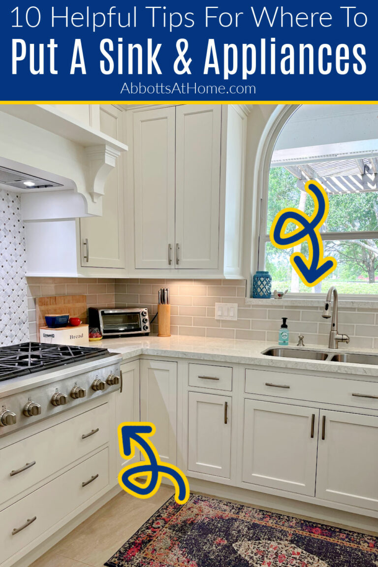 Where To Put A Kitchen Sink And Appliances: 10 Super Helpful Tips ...