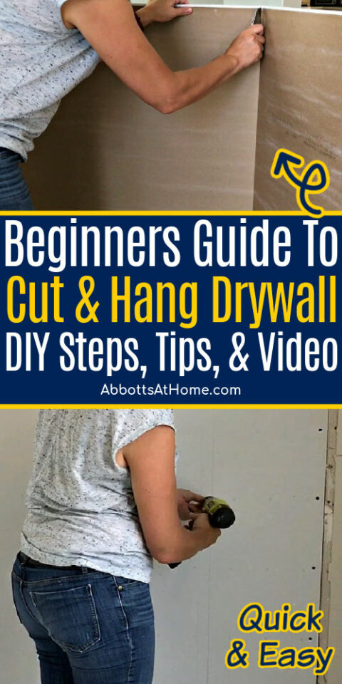 15 Drywall Tips For Beginners: How to Cut Drywall And Hang Drywall ...