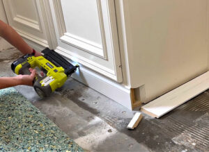 How To Cover Toe Kick With Baseboard - Easy DIY & Video - Abbotts At Home