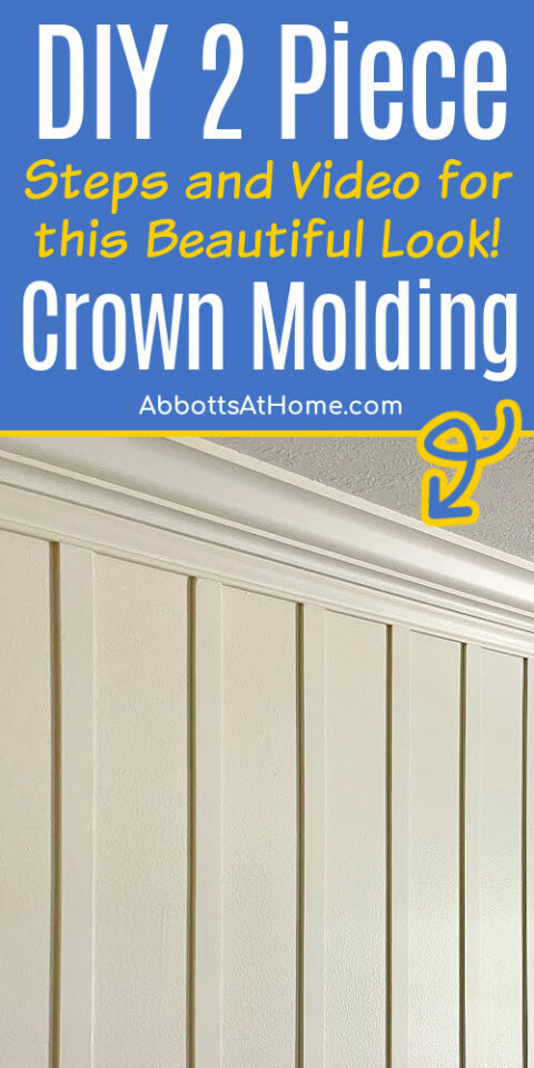 How To Install Beautiful Two Piece Crown Molding: DIY Steps and Video ...
