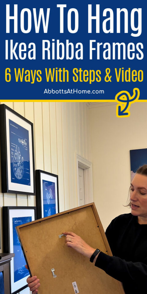 How To Hang IKEA Ribba Picture Frames: 6 Easy Ways With Steps & Video ...