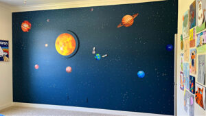 Easy DIY Space Themed Bedroom Makeover For Kids - It's SO COOL ...