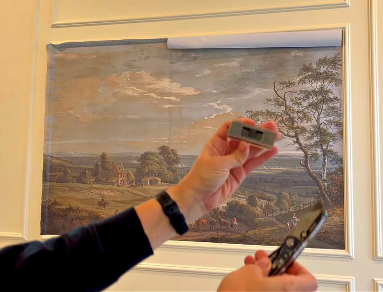 Super Easy Peel And Stick Framed Wallpaper Mural DIY Steps And Video ...