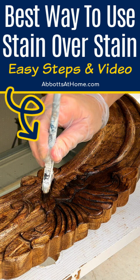 How To Stain Over Stain Without Sanding (Quick & Easy Steps With Gel ...