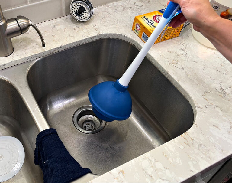 How To Clean A Clogged Sink Drain (Kitchen & Bath): 10 GOOD & BAD Ways ...