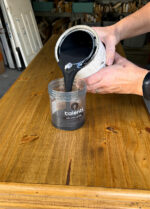 Beautiful DIY Pottery Barn Black Paint Finish (Distressed Black Paint ...